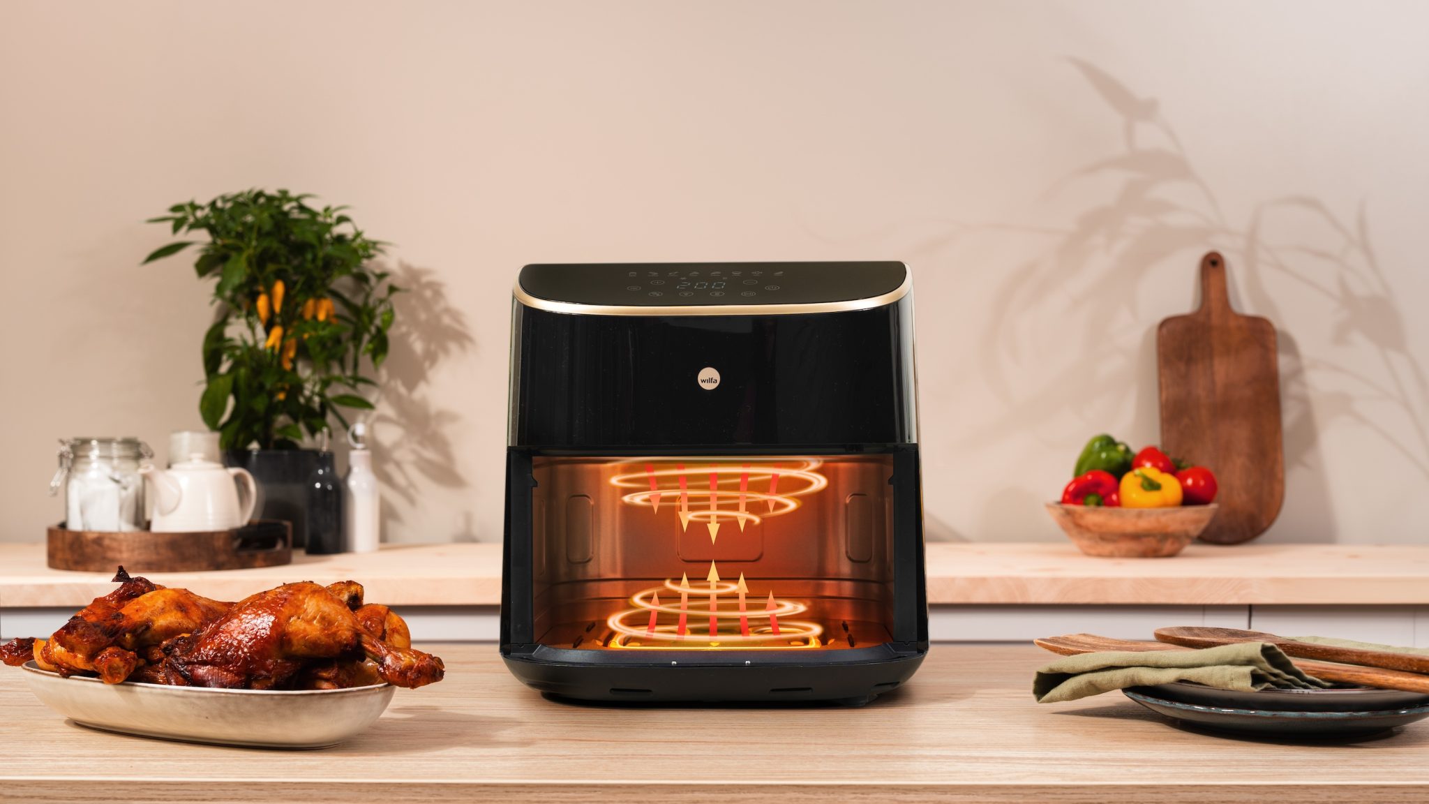 DUALFRY SPLIT 8L AIRFRYER - Wilfa