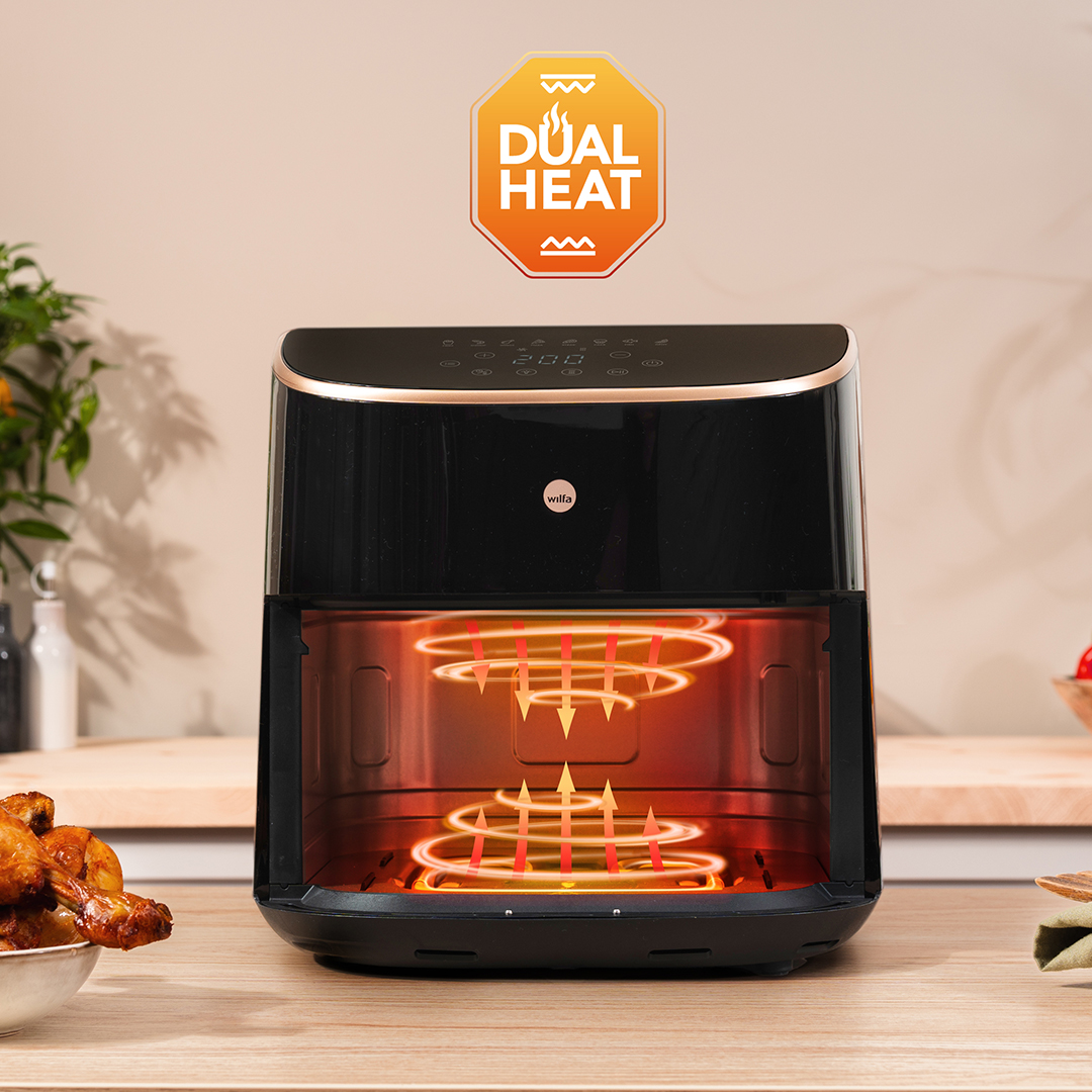 DUALFRY SPLIT 8L AIRFRYER - Wilfa