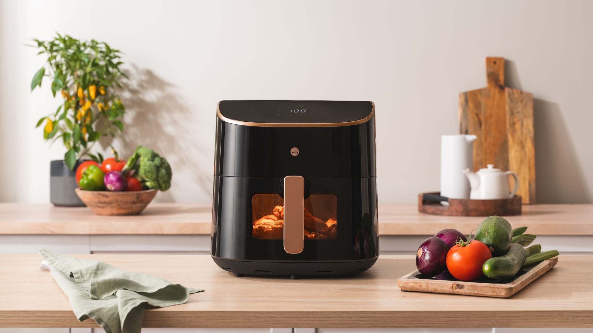 DUALFRY SPLIT 8L AIRFRYER - Wilfa