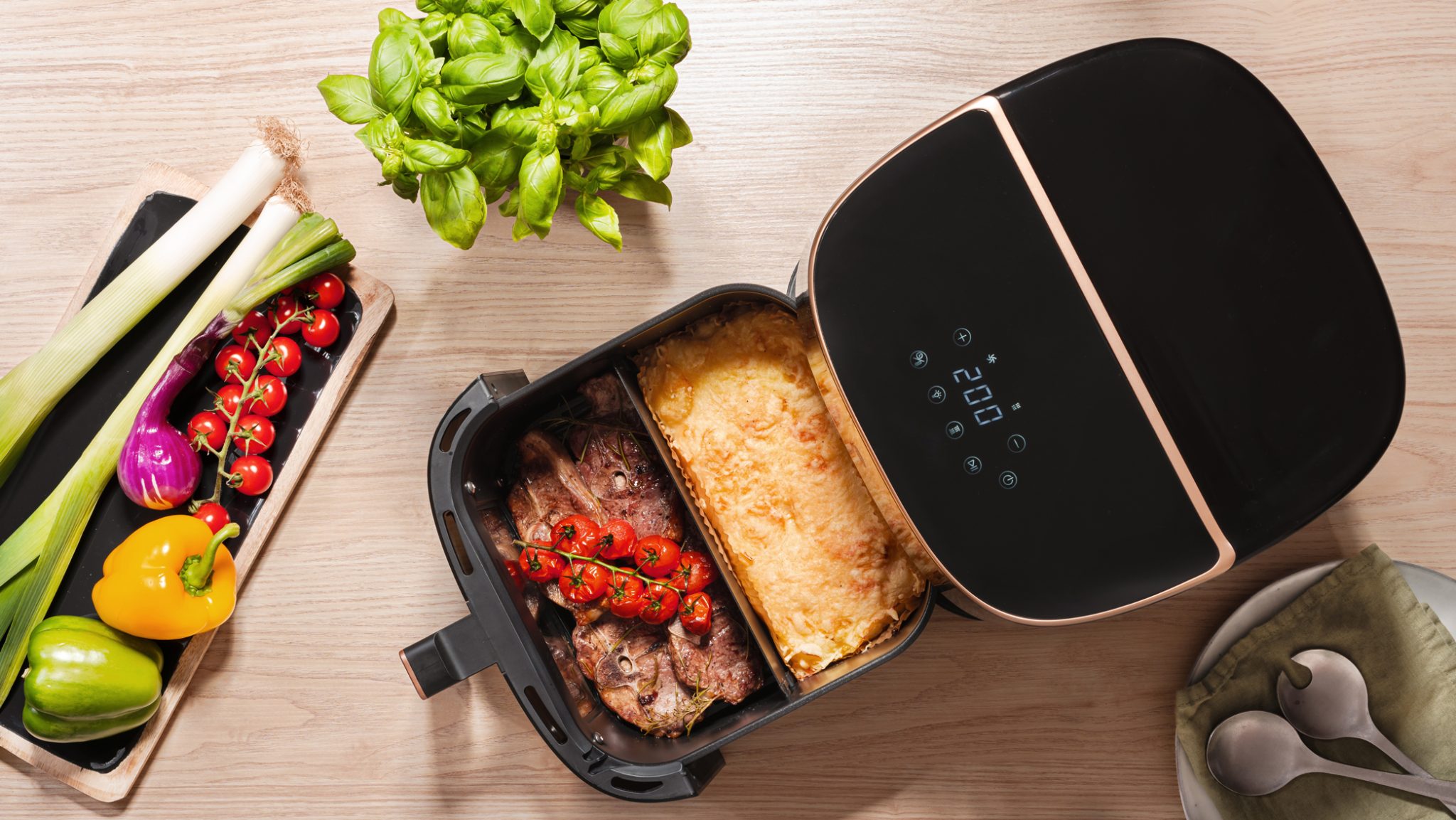 DUALFRY SPLIT 8L AIRFRYER - Wilfa